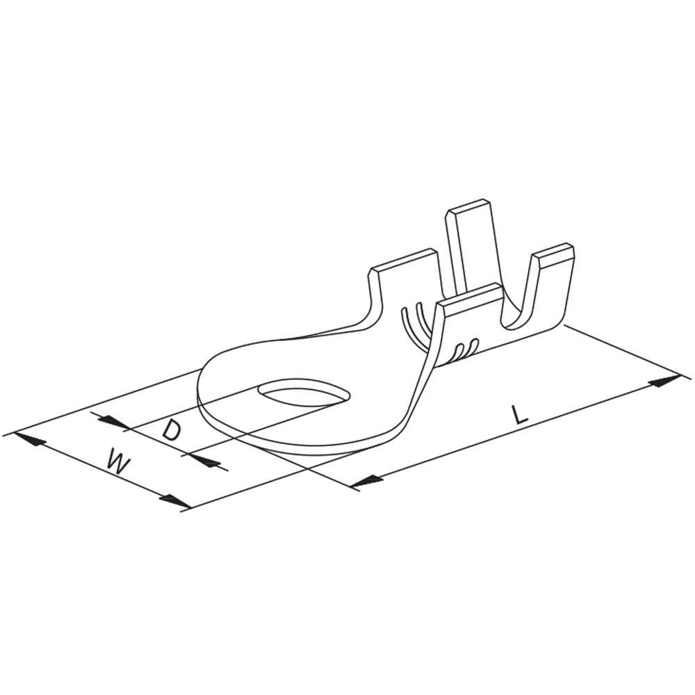 MESA Terminal Soket, Konnektör | TŞ 2403-1 NO Ø2.7 KABLO UC
