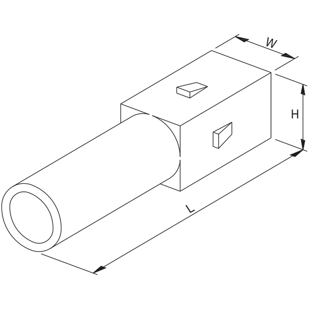 MESA Terminal Soket, Konnektör | KYE-Konnektör Yuvarlak Erkek Serisi