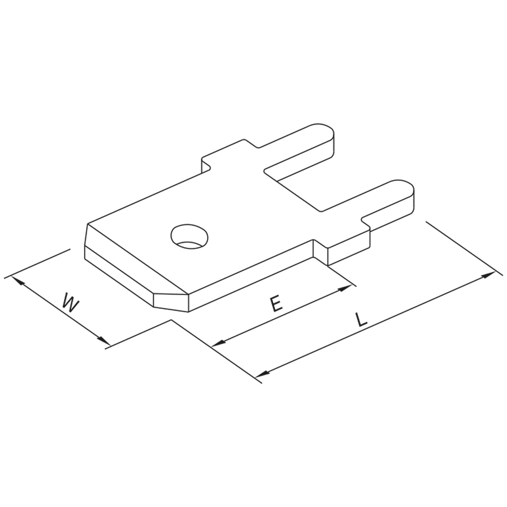 MESA Terminal Soket, Konnektör | TE 2324-KART TİPİ " U A " TERMİNAL