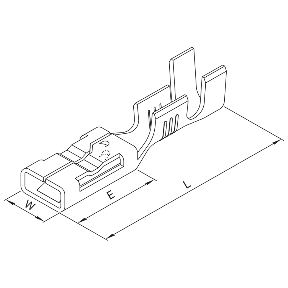 MESA Terminal Soket, Konnektör | TD-Terminal Dişi Serisi
